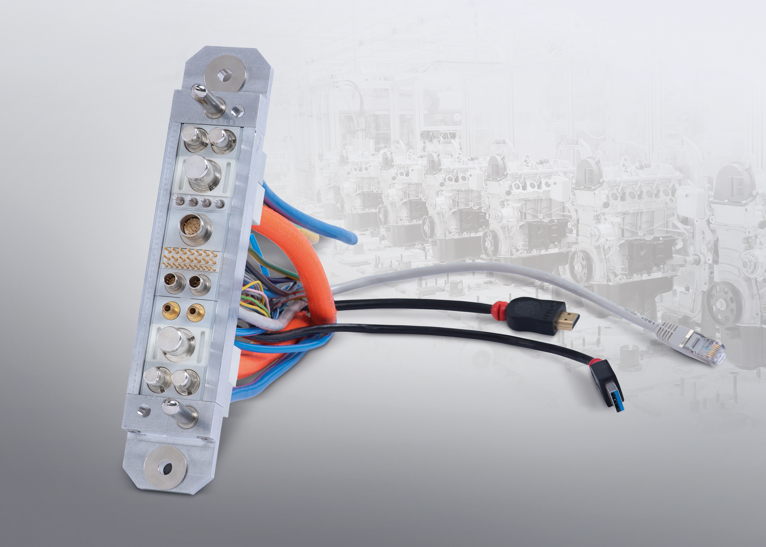 Modulare Steckverbinder für Andocksystem