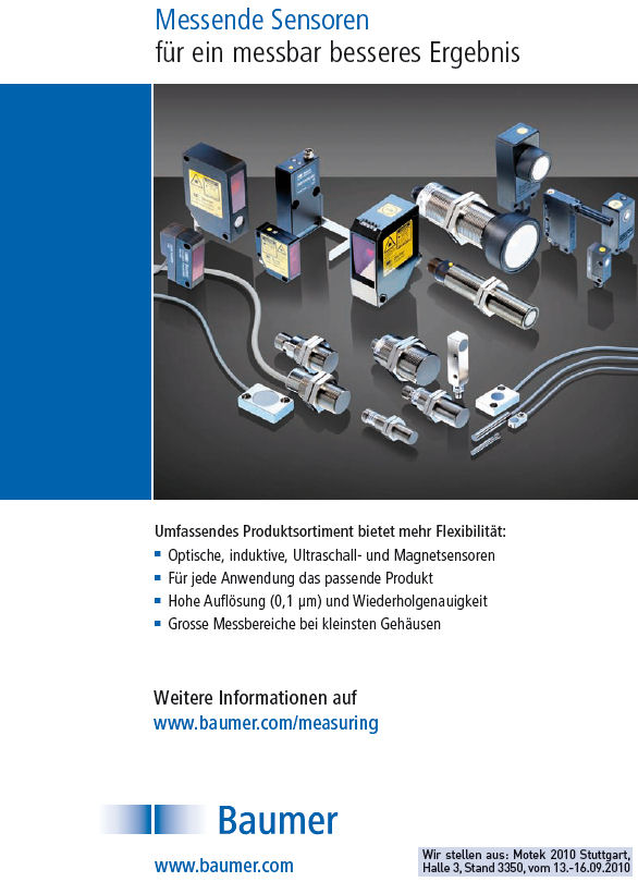 Produktsortiment Sensoren