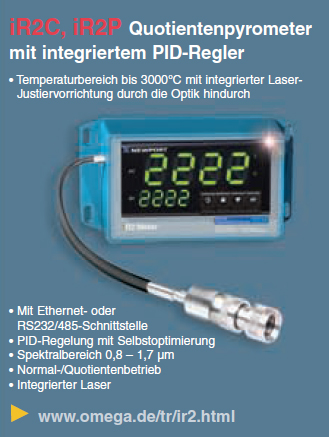 Quotientenpyrometer iR2C, iR2P