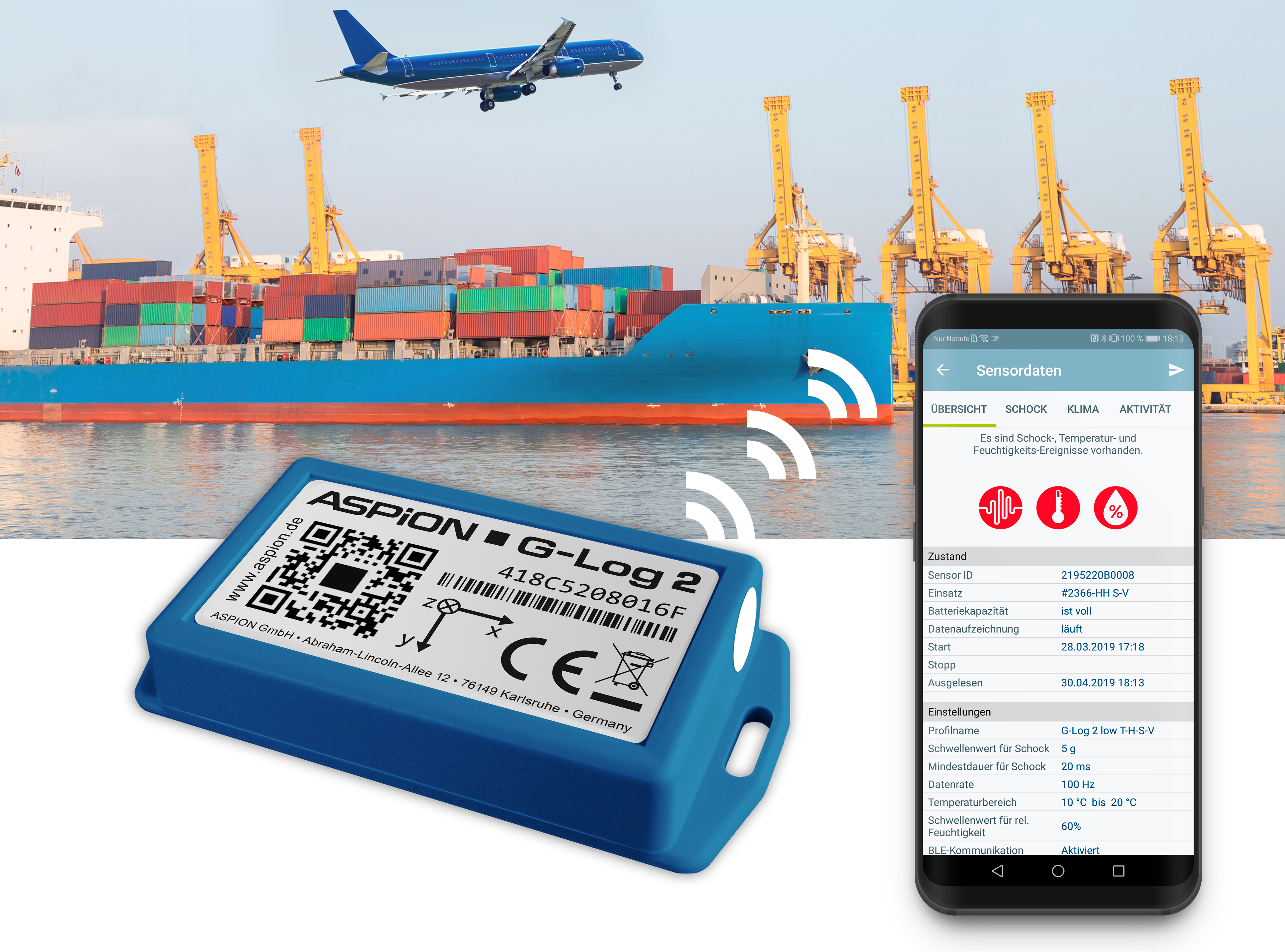 Transport-Datenlogger