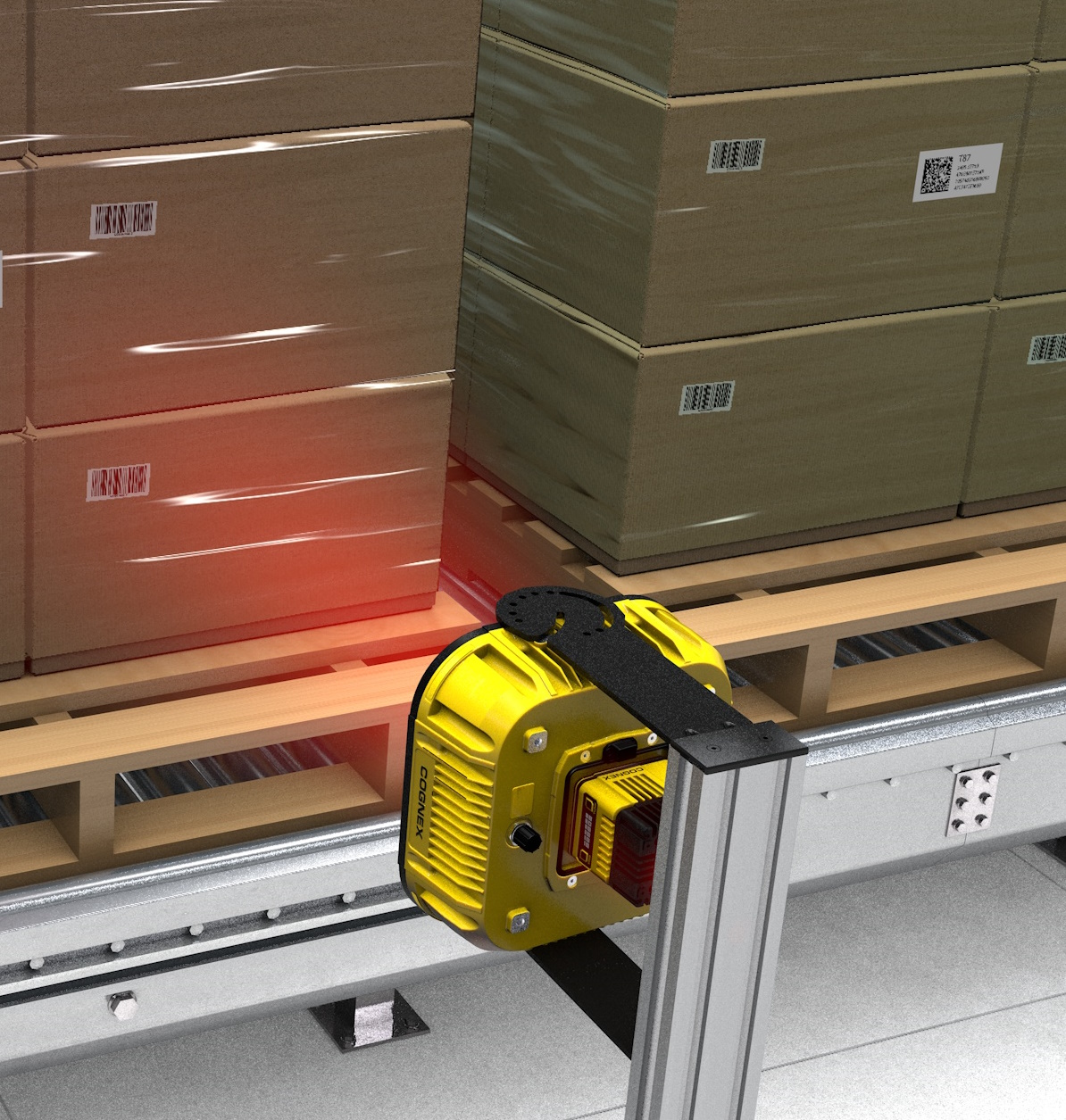 Barcode-Leser mit großem Scanbereich