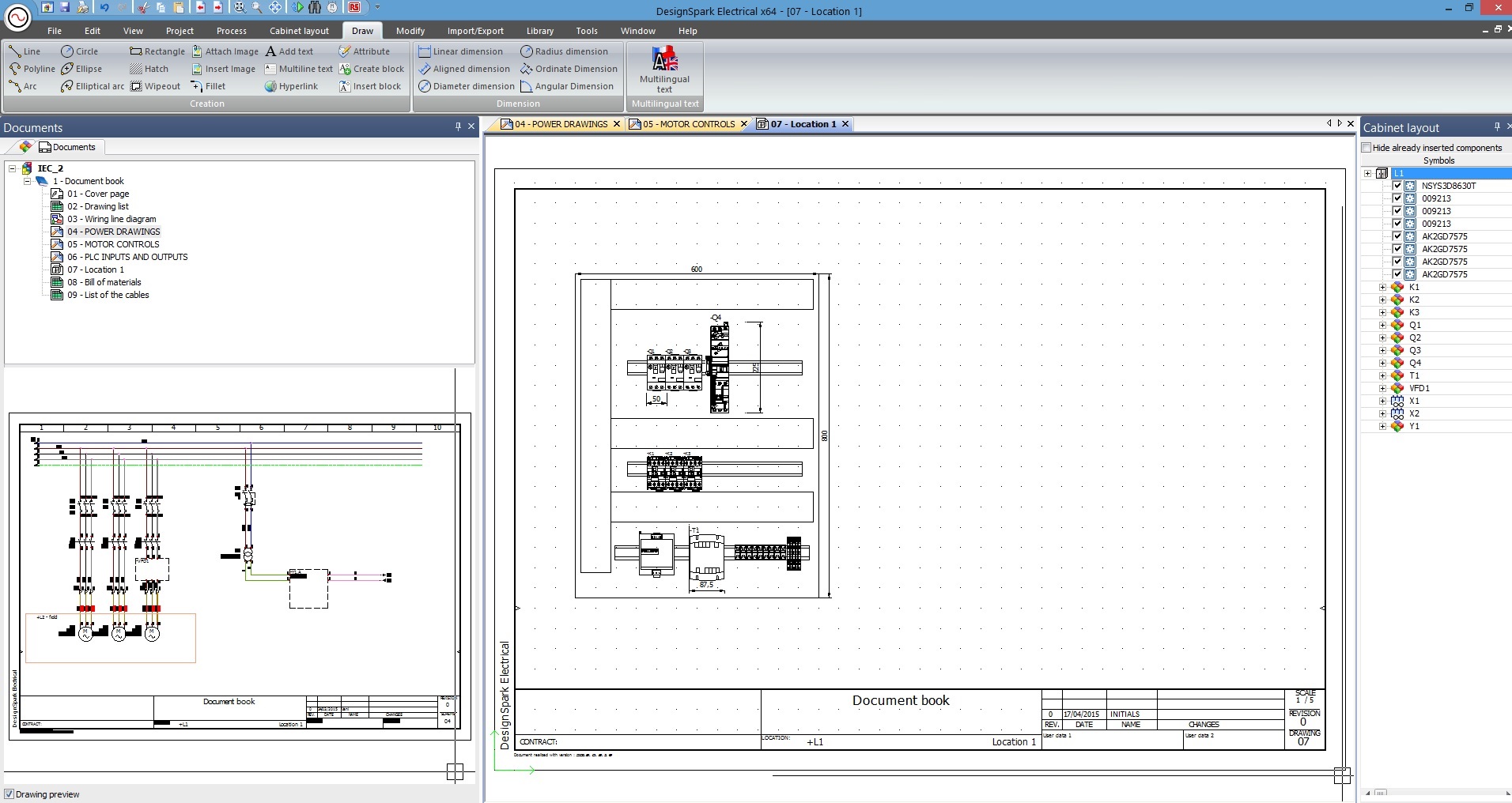 Elektro-Design Software DesignSpark Electrical