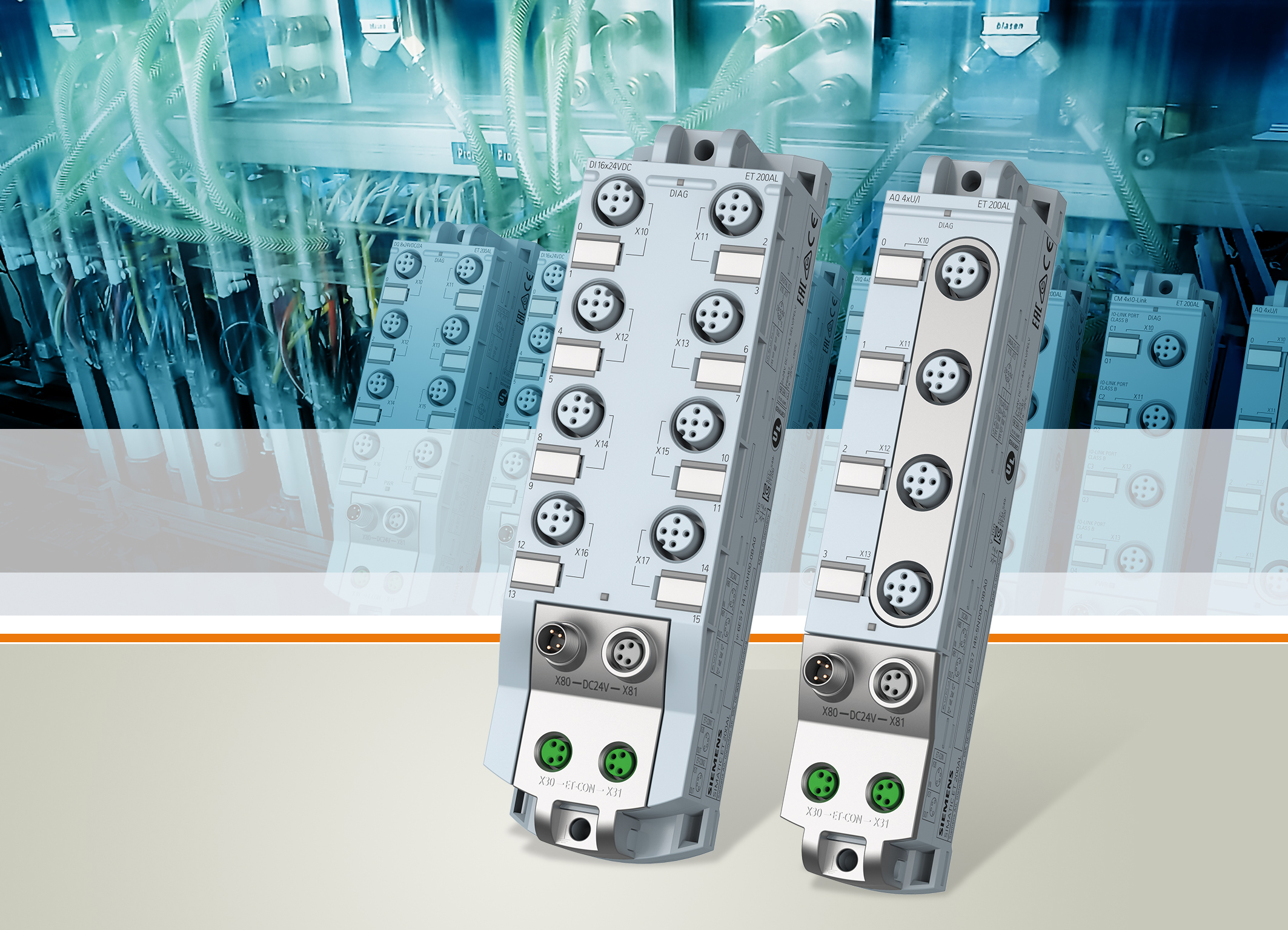 IO-System Simatic ET 200AL mit neuen M12-Modulen