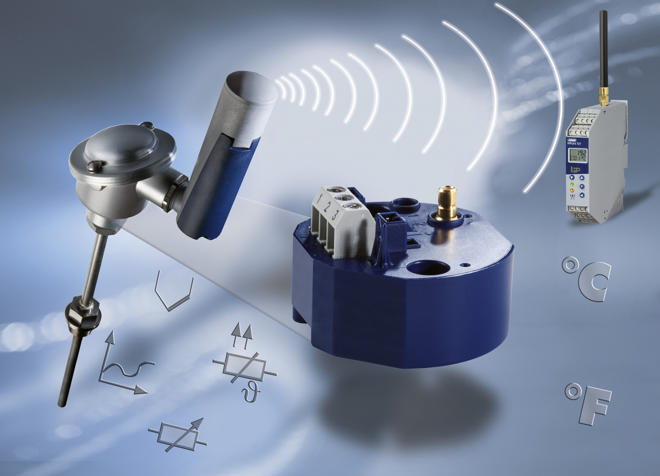 Programmierbarer Kopfmessumformer