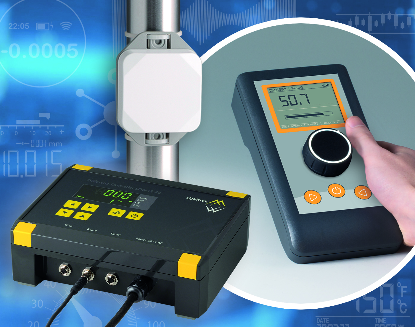 Moderne Messtechnik-Gehäuse