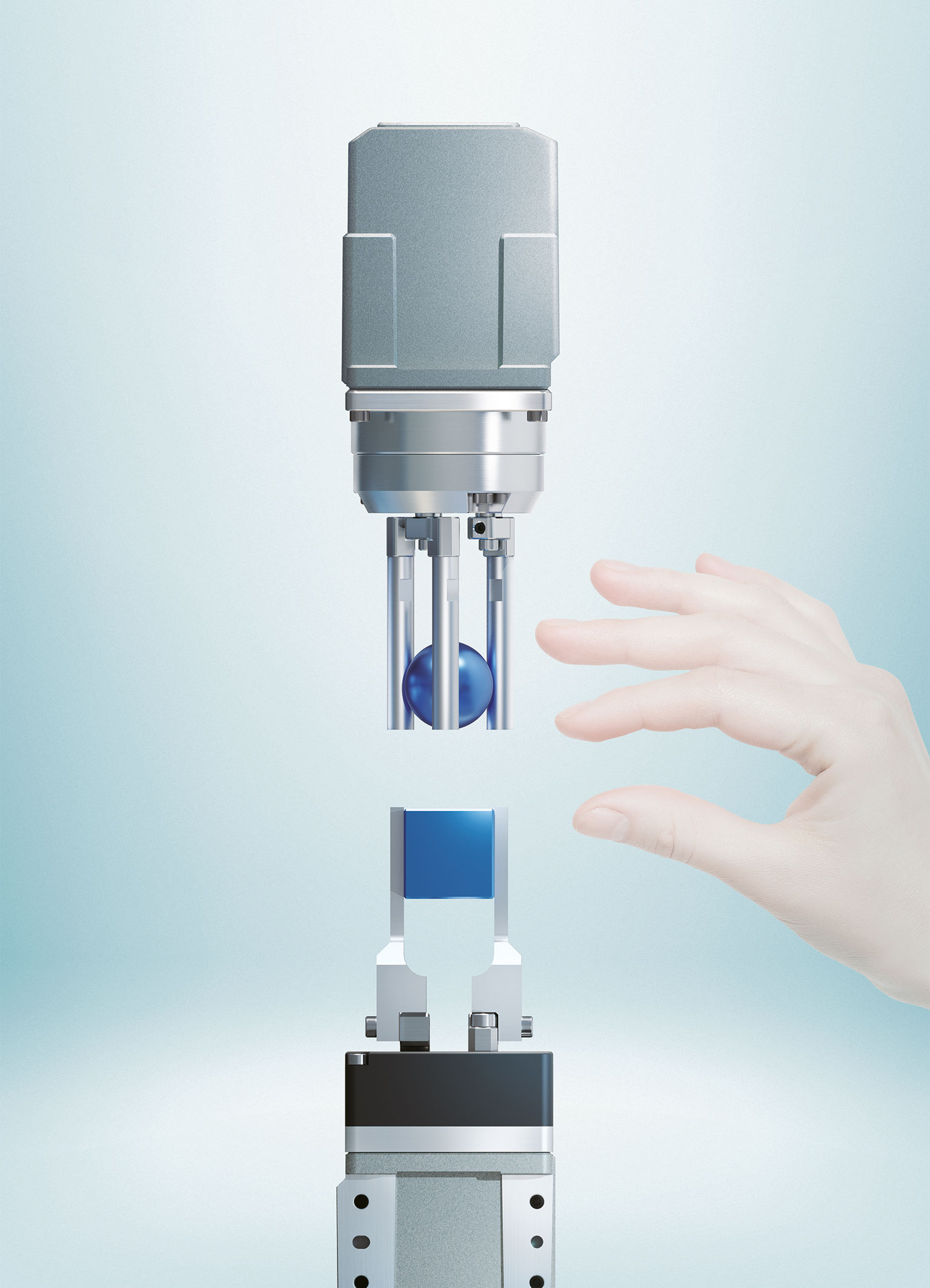 Elektrischer 3-Finger-Greifer