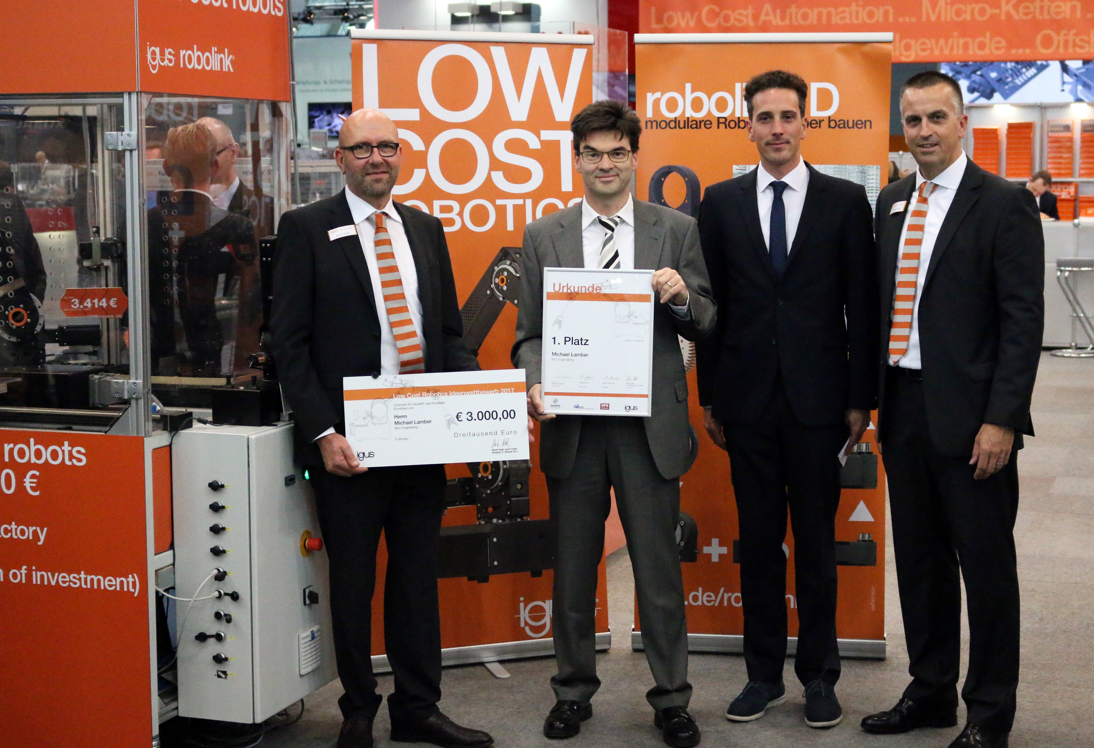 Erster Low Cost Robotics Ideenwettbewerb