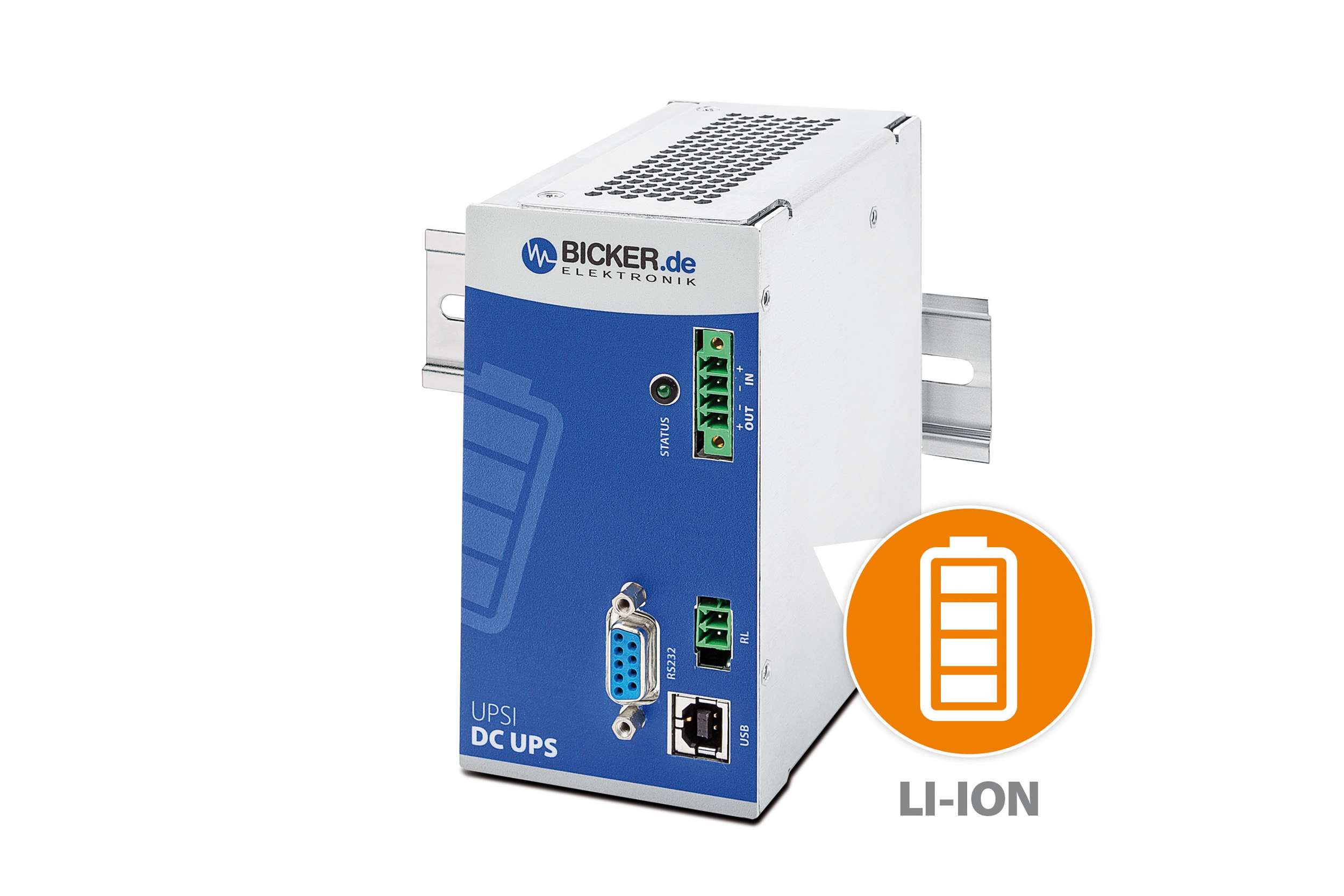 24V DC-USV mit integrierter Lithium-Ionen-Batterie