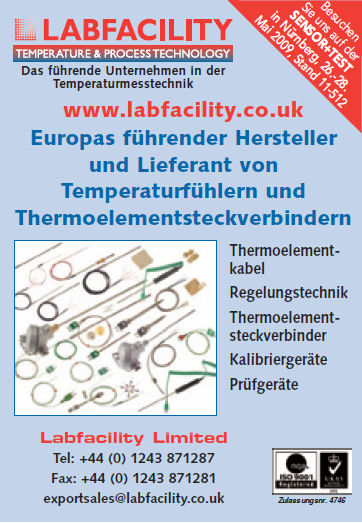 Temperaturfühler und Thermoelementsteckverbinder