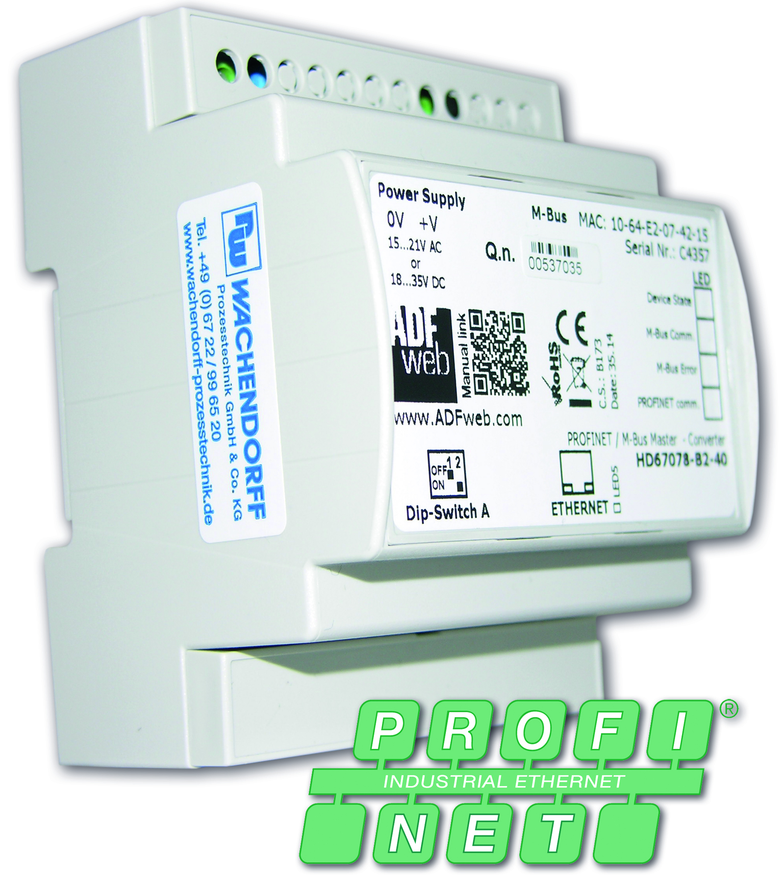 Konfigurierbares PROFINET-Gateway