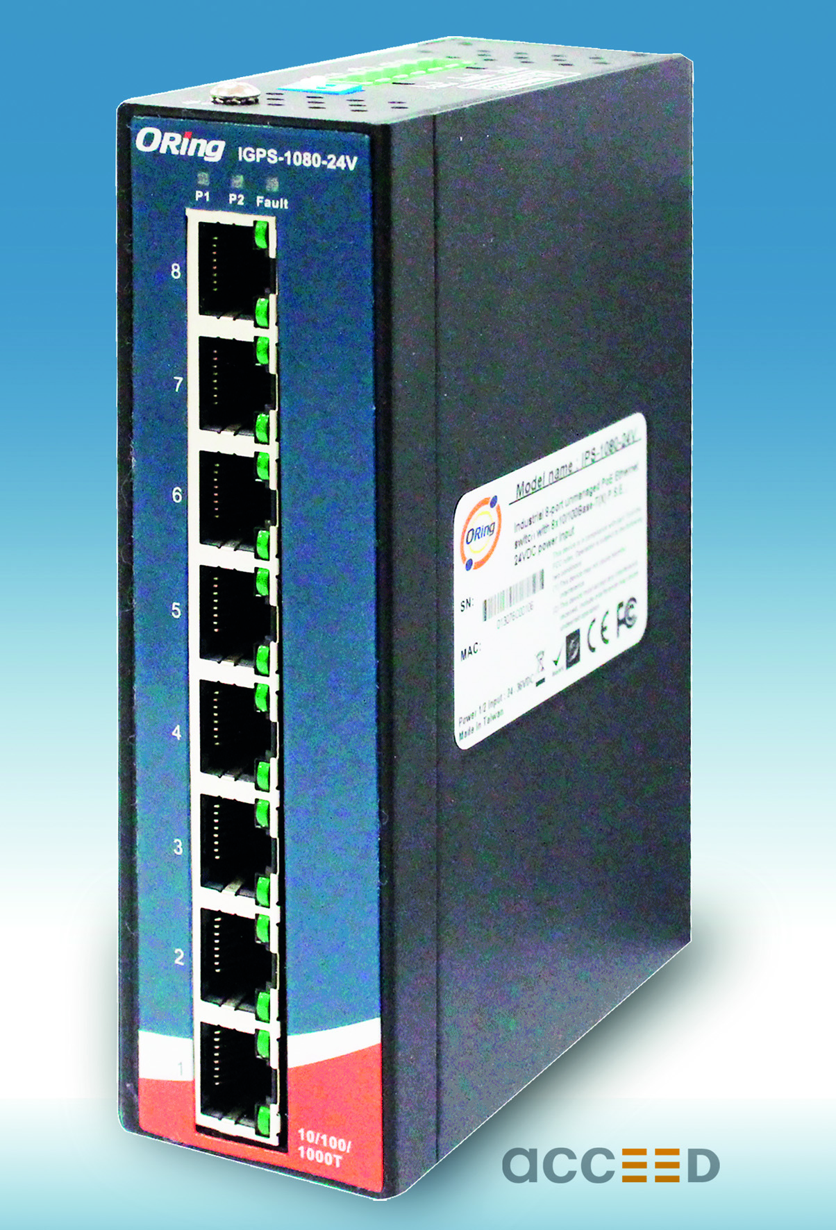 24V Power-over-Ethernet Switch
